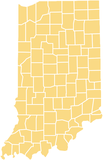 Indiana GOP Primary - GOP results map - 2012 election - Data Desk - Los ...