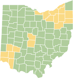 Ohio GOP Primary - GOP results map - 2012 election - Data Desk - Los ...