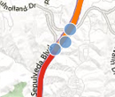 Weekend closures for Sepulveda Pass on 405 Freeway - Data Desk ...